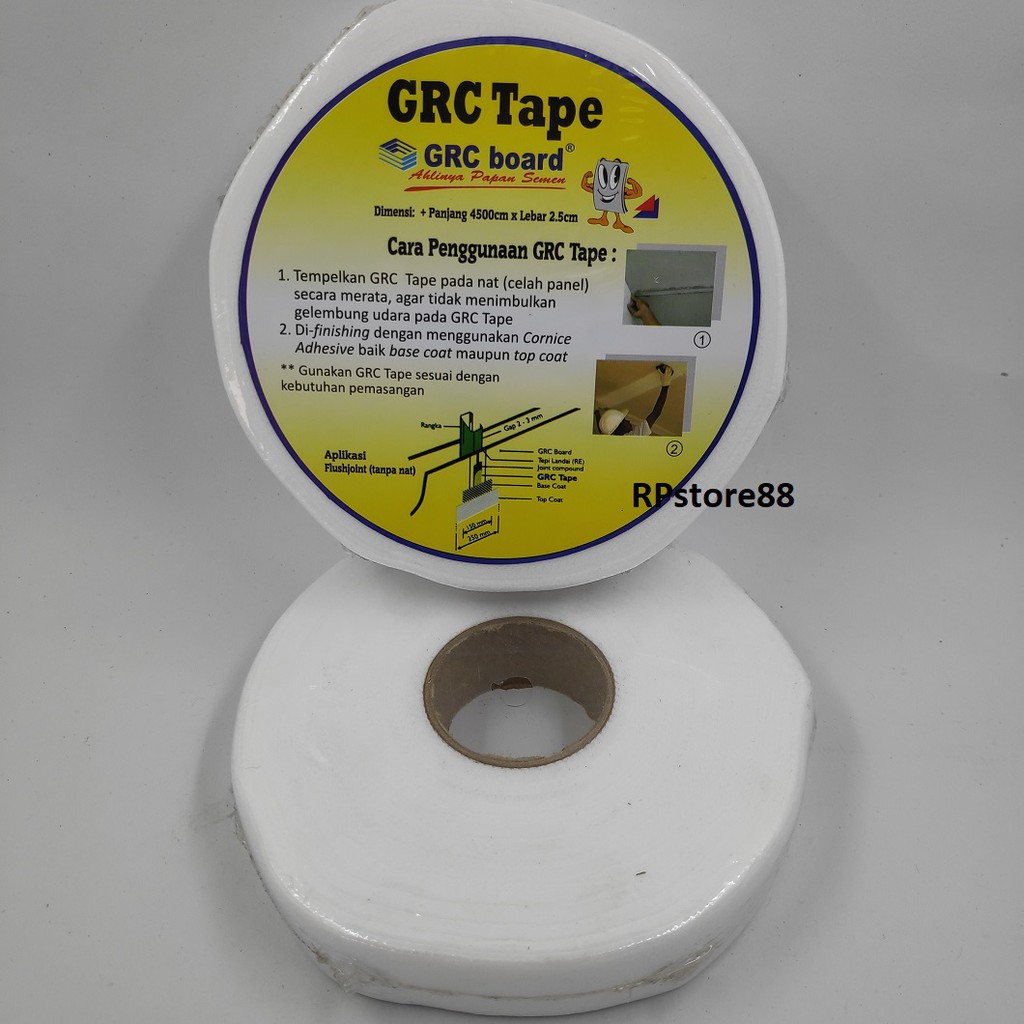 Jual GRC TAPE - LAKBAN GRC - KAIN KASA GYPSUM - KASA KOMPON GRC GIPSUM ...