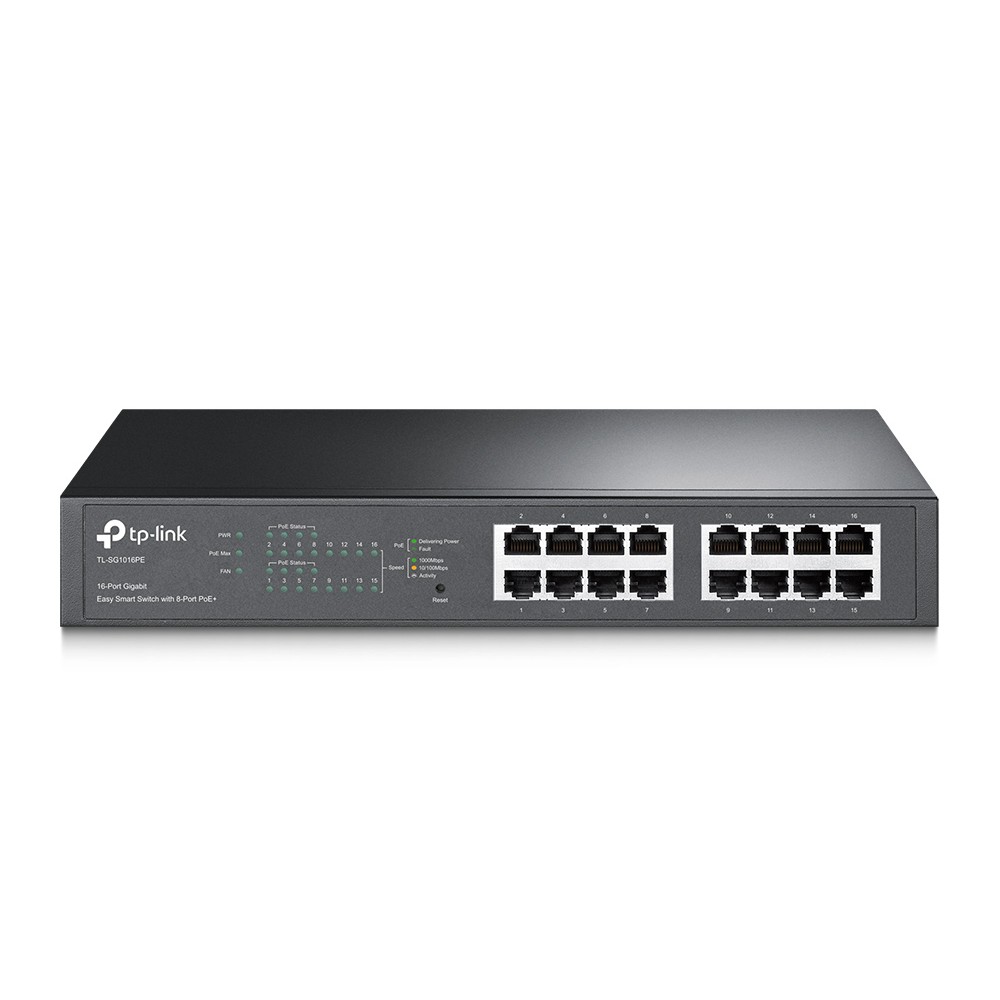 Jual Tp-Link TL-SG1016PE 16-Port Gigabit Easy Smart PoE Switch with 8-Port PoE+ | Shopee Indonesia