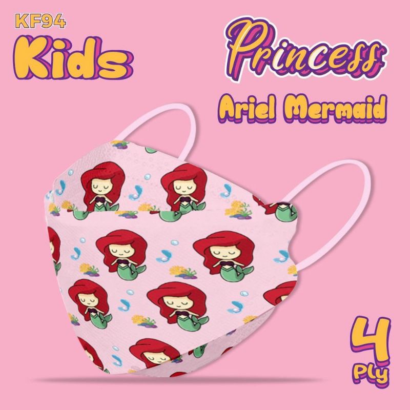 Jual MASKER KF94 ANAK SUPERHERO/ KF94 KIDS 4PLY SUPERHERO PRINCESS ISI ...