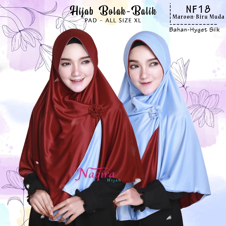 Jual NF18 (Maroon - Biru Muda) | Shopee Indonesia