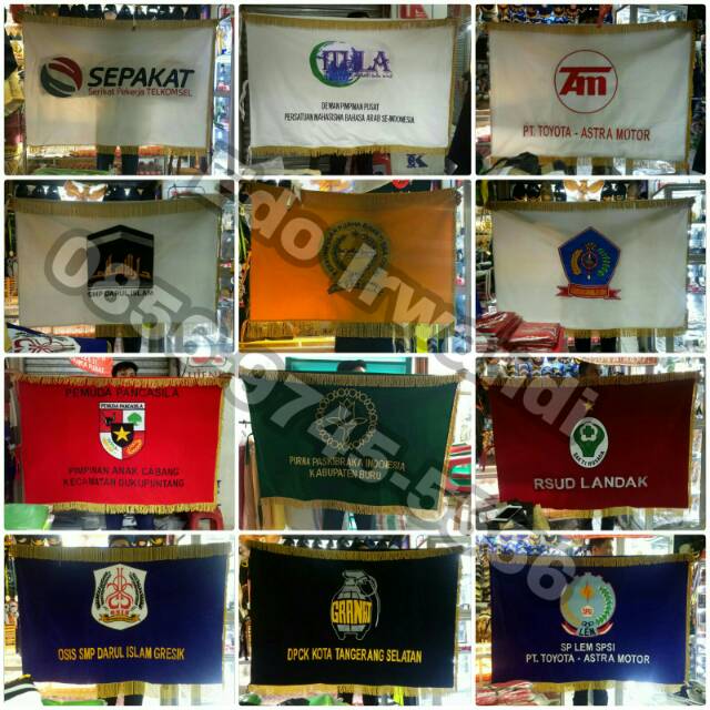 Jual Bendera Pataka Bendera Logo Bendera Bordir Bendera Vandel Bendera ...