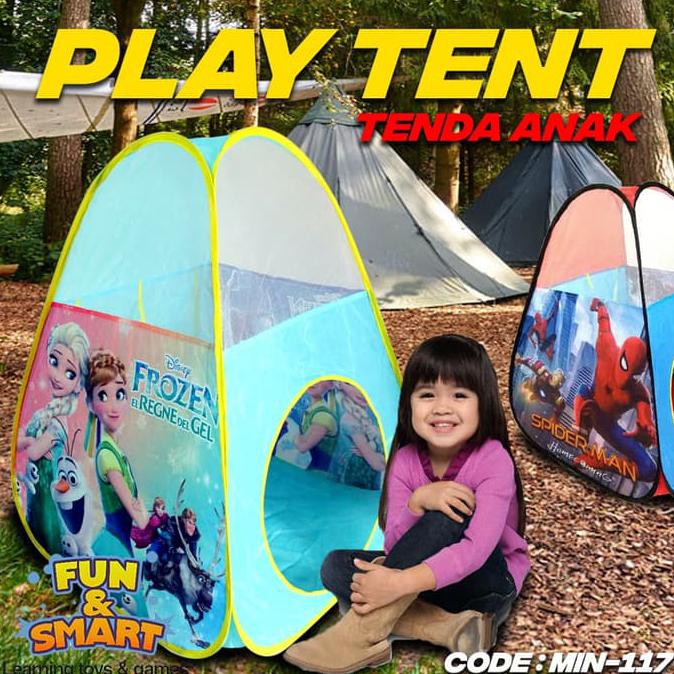 Jual Tenda mainan anak lipat kemping karakter kartun lucu frozen ...