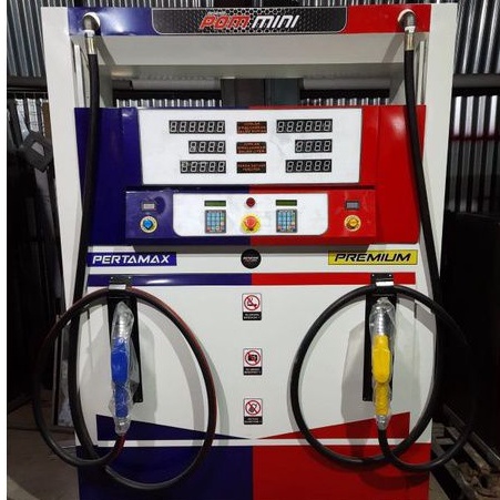 Jual Mesin Pertamini Unit Pom Mini 2 Nozzle Digital Model Portabel Drum 210x2 Liter | Shopee ...