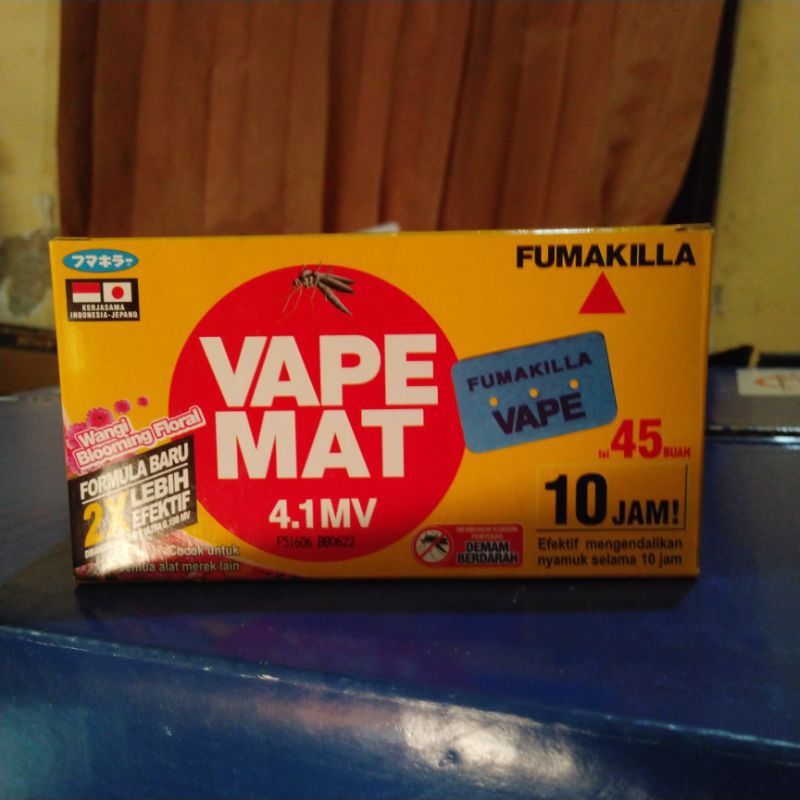 Jual Vape mat, Refill vape mat isi 45 biji, Kertas vape mat, Fumakilla ...