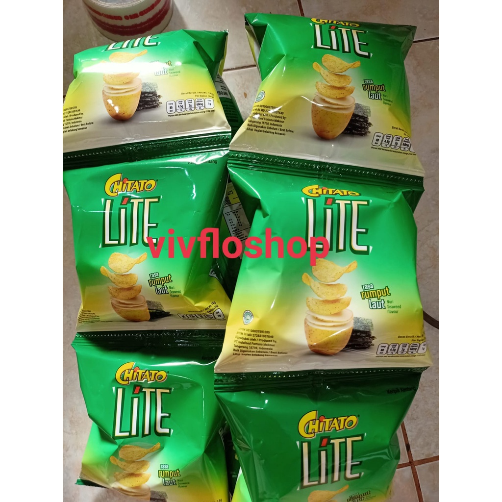 Jual Keripik Kentang Chitato Lite Rumput Laut - eks Lays (10 x 14 gram ...