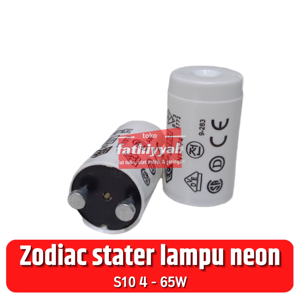 Jual Starter Lampu Zodiac TL/Neon S10-Z - Starter - Starter S.10 Zodiac - Starter Neon 4-65W ...