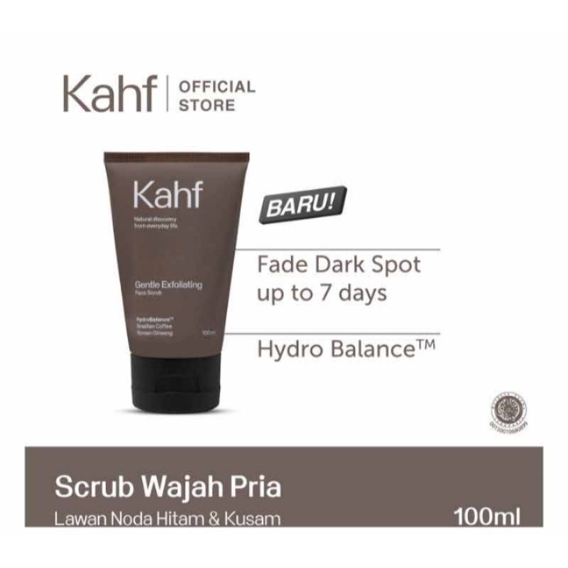 Jual KAHF GENTLE EXFOLIATING FACE SCRUB 100 ml | Shopee Indonesia