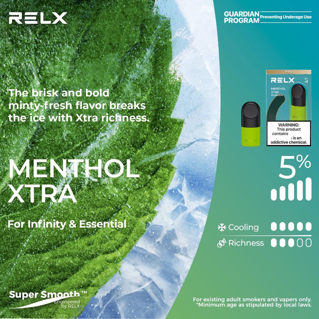 Jual RELX INFINITY PODS PRO MENTHOL XTRA | Shopee Indonesia