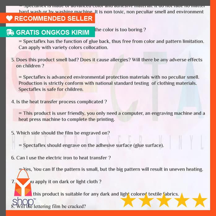 Jual BAGUS BUKTIKAN ! SPECTAFLEX POLYFLEX KOREA REFLECTIVE / REFLEKTIF ...