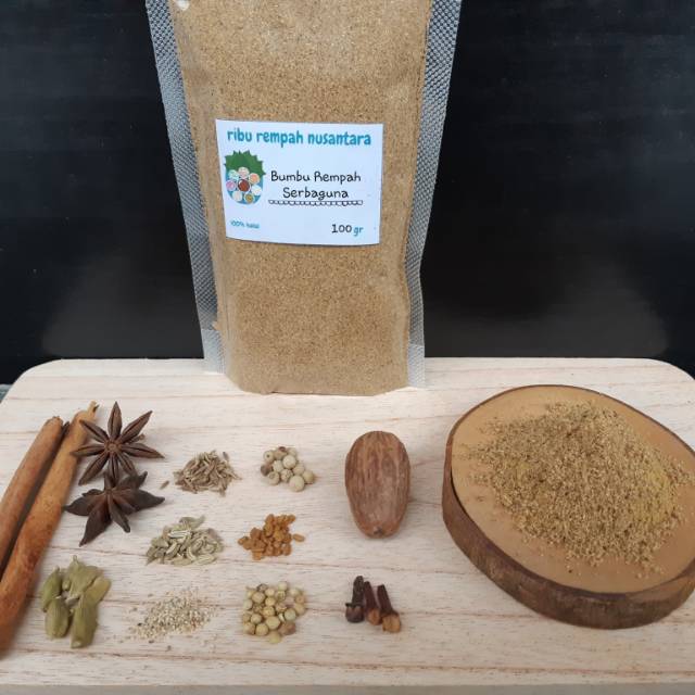 Jual 100gr Bumbu Rempah Serbaguna (kebuli, biryani, kare, gulai,rendang ...