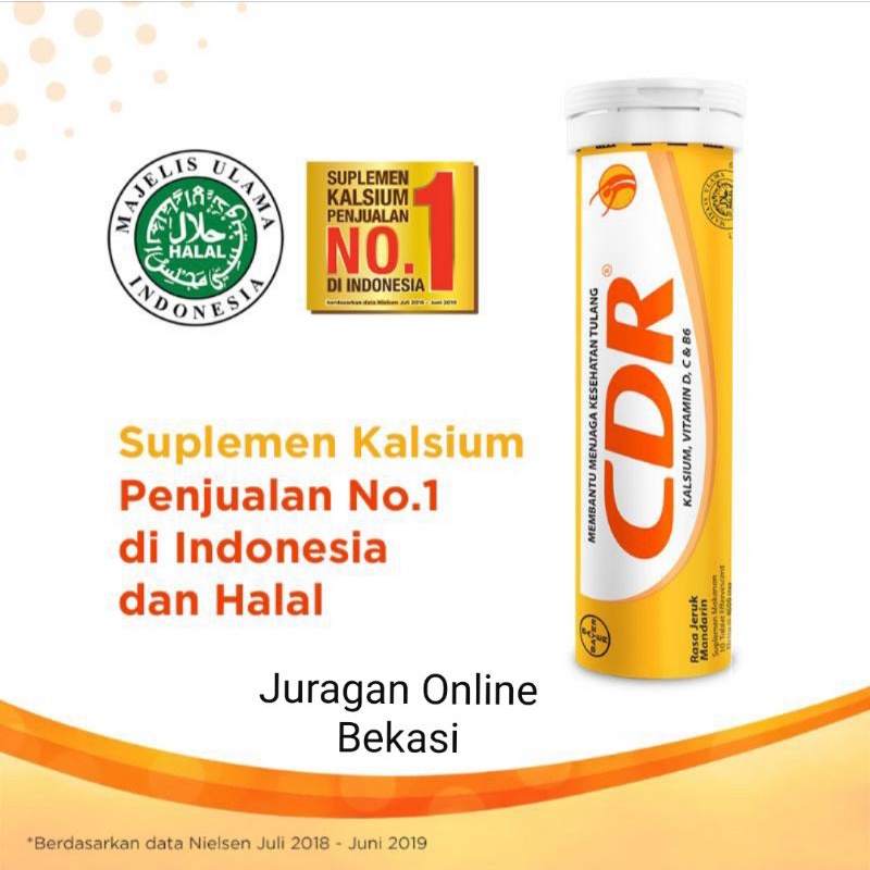 Jual CDR MULTIVITAMIN EFFERVESCENT [10 tablet] "PALING MURAH DI BEKASI ...