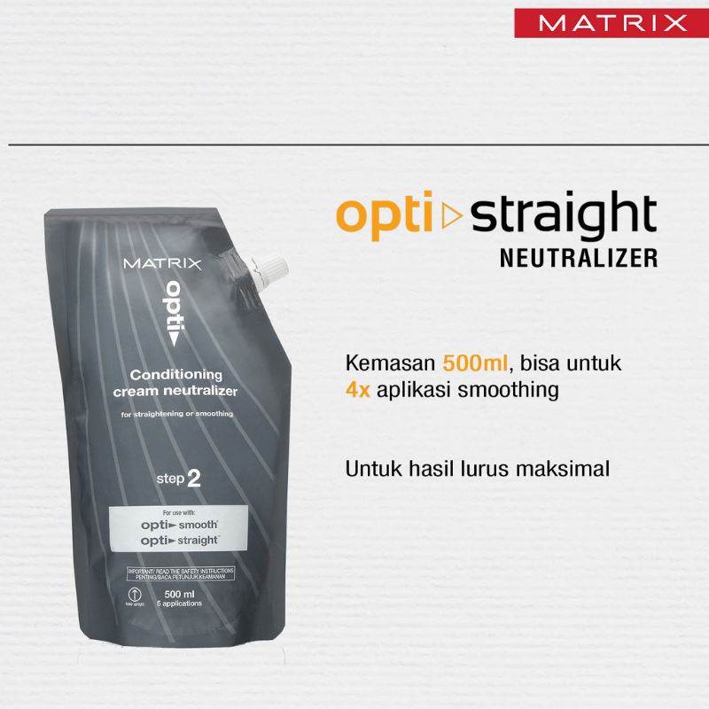 Jual Matrix Opti Conditioner Neutral Step 2 - 500ml | Shopee Indonesia