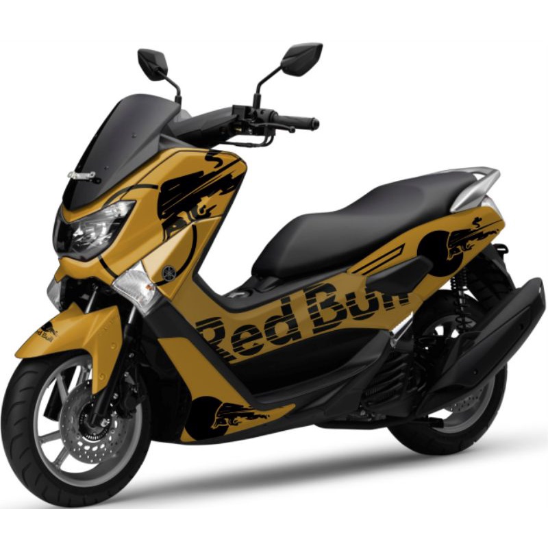 Jual Decal Sticker Yamaha Nmax Old Variasi Red bull Gold | Shopee Indonesia