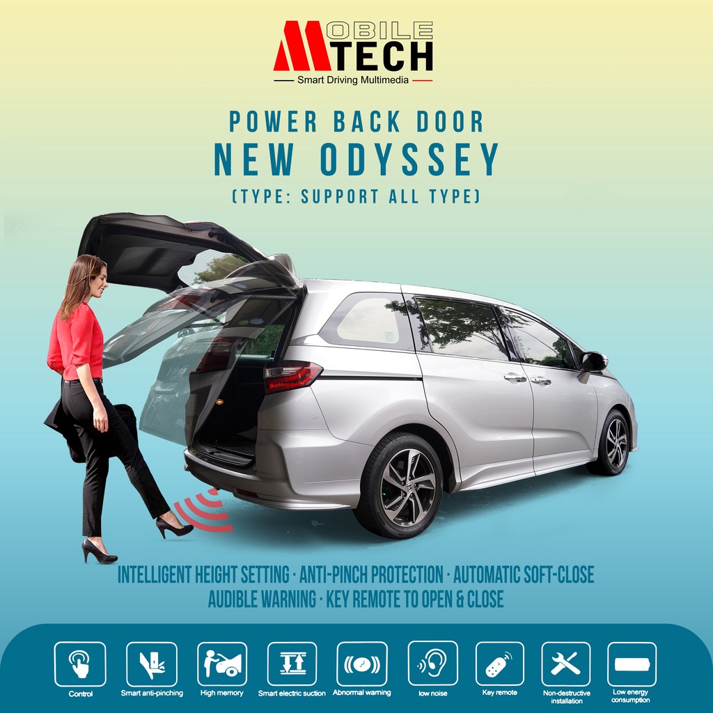 Jual Mobiletech Power Back Door New Odyssey Pintu Otomatis Kick Sensor ...