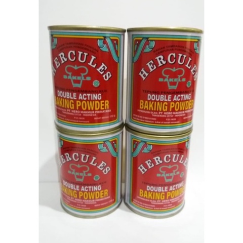 Jual Baking Powder Hercules Double Acting kemasan kaleng 110gr | Shopee ...