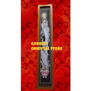 Jual Lukisan Frame Kayu Emas Artisan Handcrafted Handmade Dewi Kwan Im ...