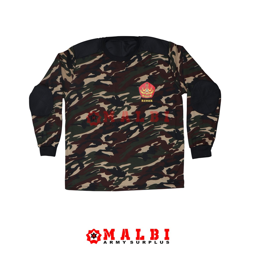 Jual Kaos PHH BANSER Loreng Nasional Panjang Sablon Logo | Shopee Indonesia