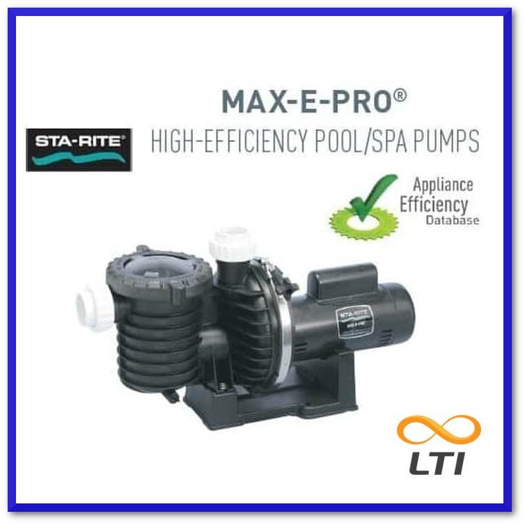 Jual Pompa Kolam Renang Starite MAX-E-PRO 2 HP 3 Phase Pump TERBARU ...