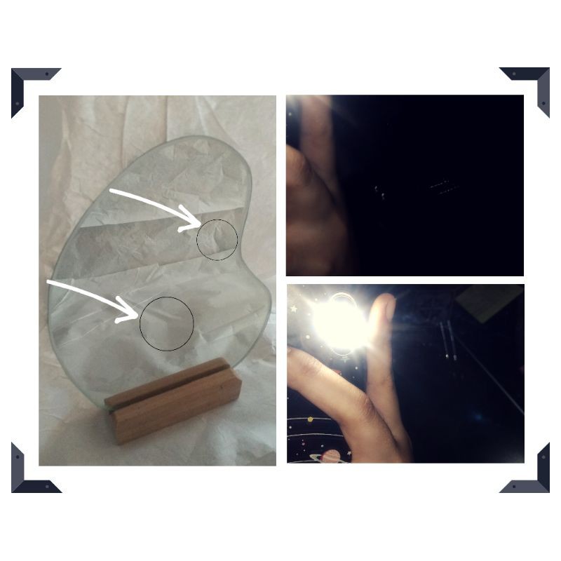 Jual Minor Defect Aesthetic Mirror Bumpy | Shopee Indonesia
