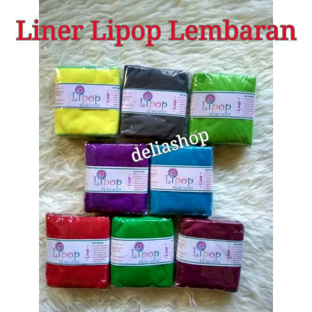 Jual Liner Lipop Lembaran /Lembaran Tipis Microsuedo Stay Dry | Shopee ...
