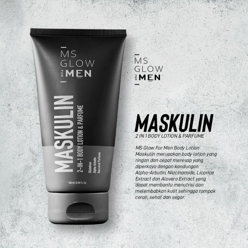 Jual Maskulin Ms Glow Men | Shopee Indonesia