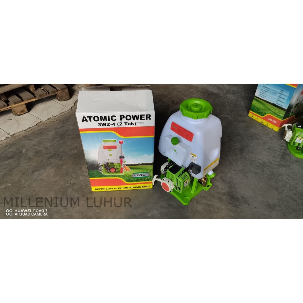 Jual Mesin penyemprot tekanan tinggi/ Hi pressure power sprayer Atomic Power 3WZ-4 20 liter ...