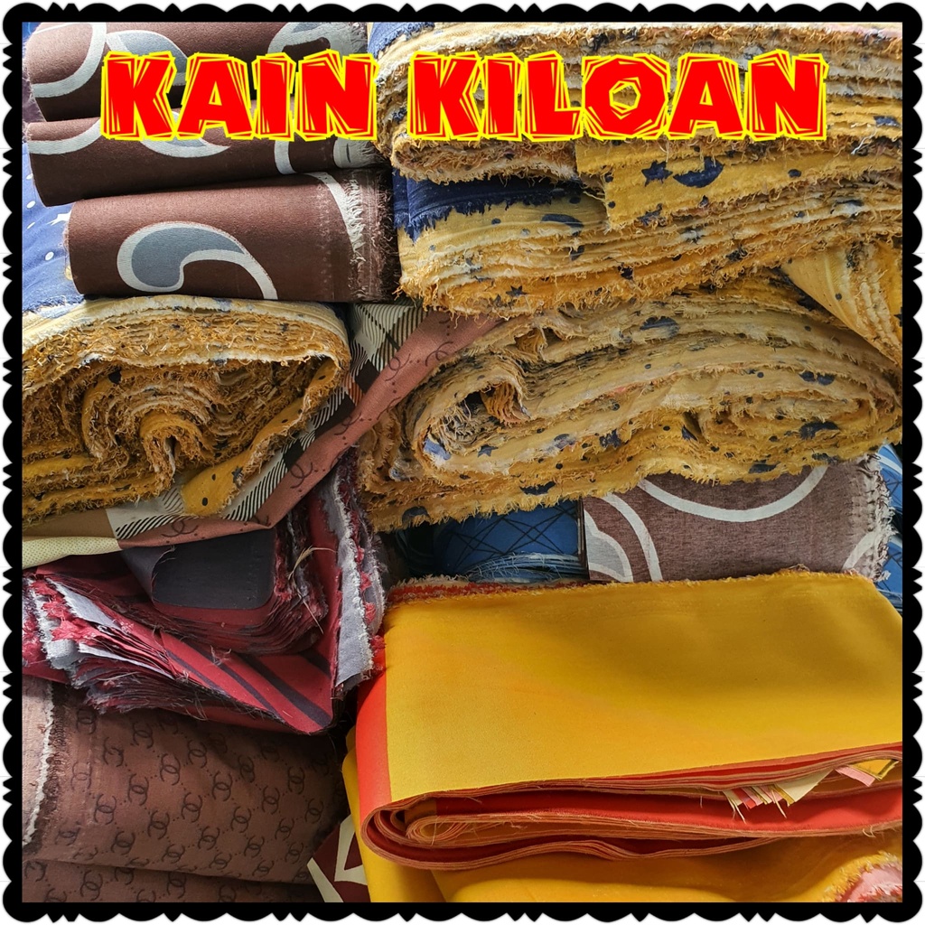 Jual KAIN KILOAN MURAH / KAIN MOTIF KILOAN / KAIN PERCA / POTONGAN KAIN ...