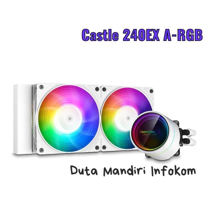 Jual Deepcool Castle 240 EX A-RGB I 360 EX A-RGB - AIO Liquid CPU ...