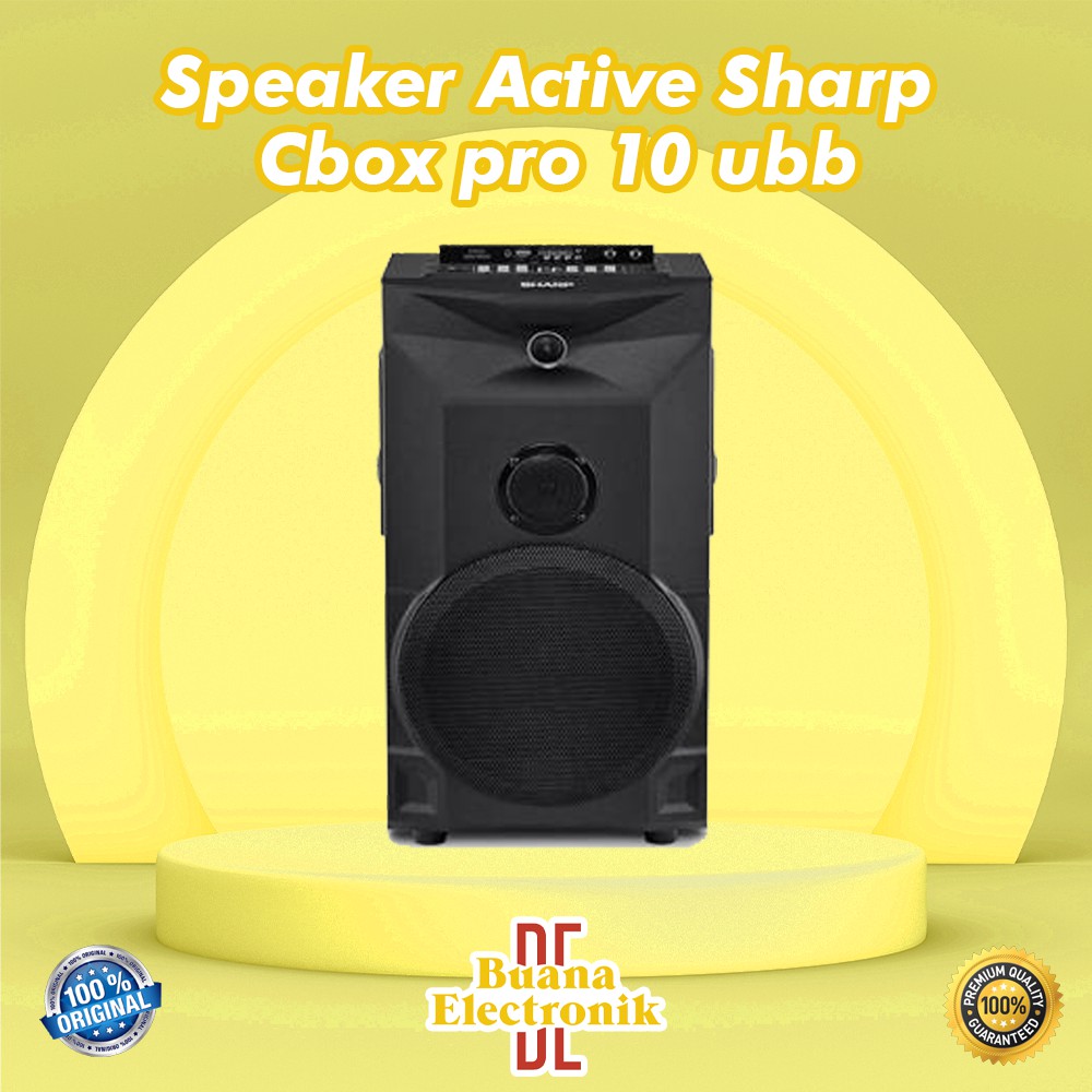 Jual SPEAKER SHARP CBOX PRO 10 UBB ORIGINAL / KARAOKE | Shopee Indonesia