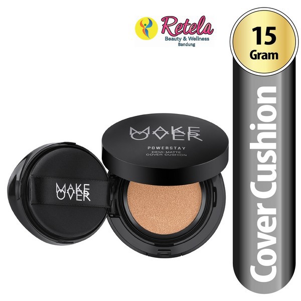 Jual Make Over Powerstay Demi Matte Cover Cushion W22 Wr Ivory 15G ...