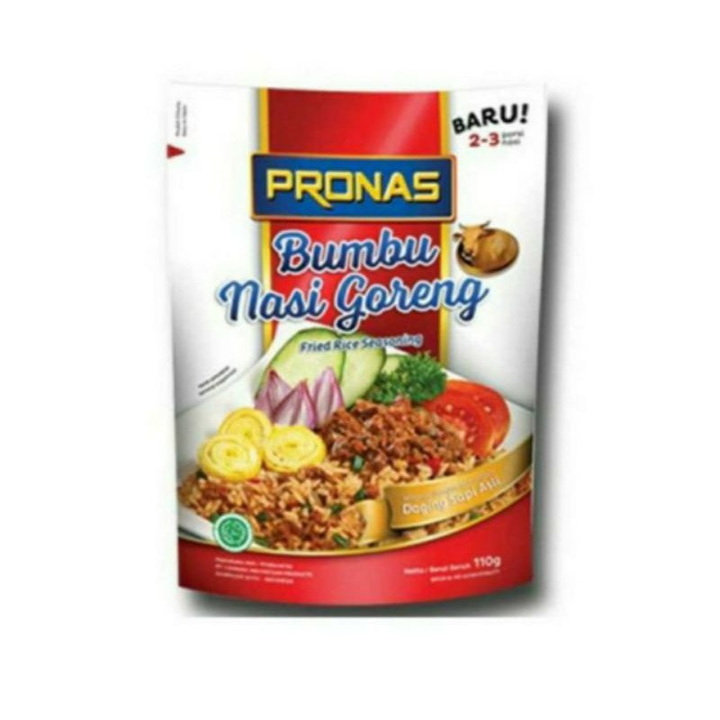 Jual PRONAS BUMBU NASI GORENG SAPI POUCH 110 GRAM | Shopee Indonesia