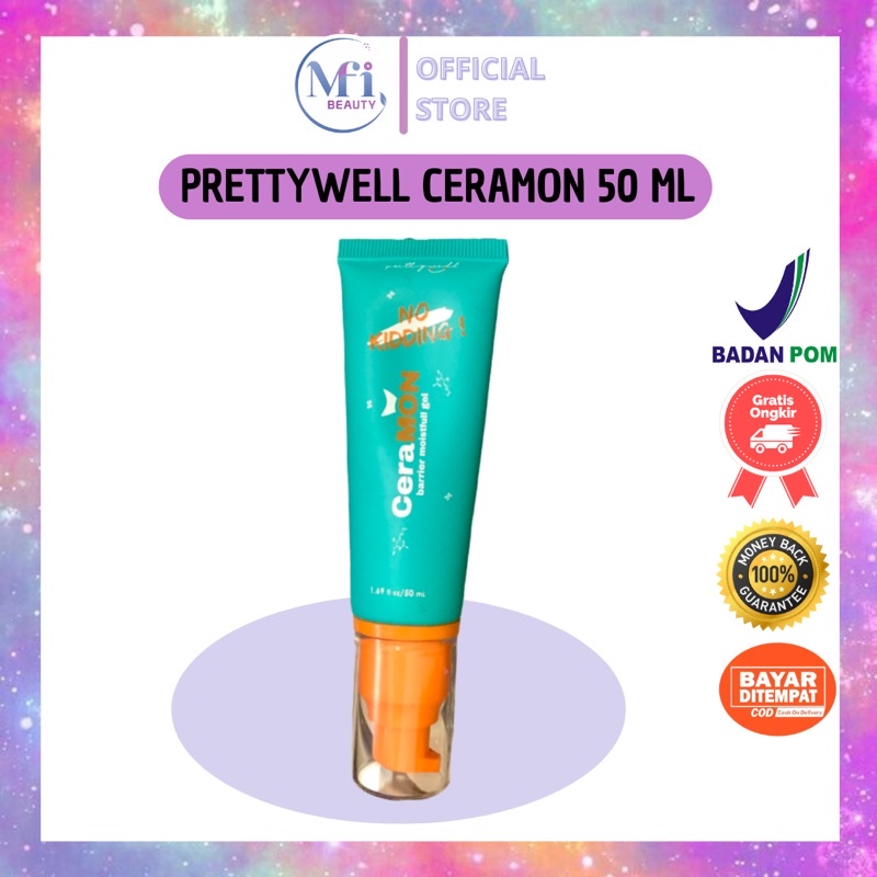 Jual PRETTYWELL CERAMON FULLSIZE MOISTURIZER PELEMBAB WAJAH PRETTY WELL ...