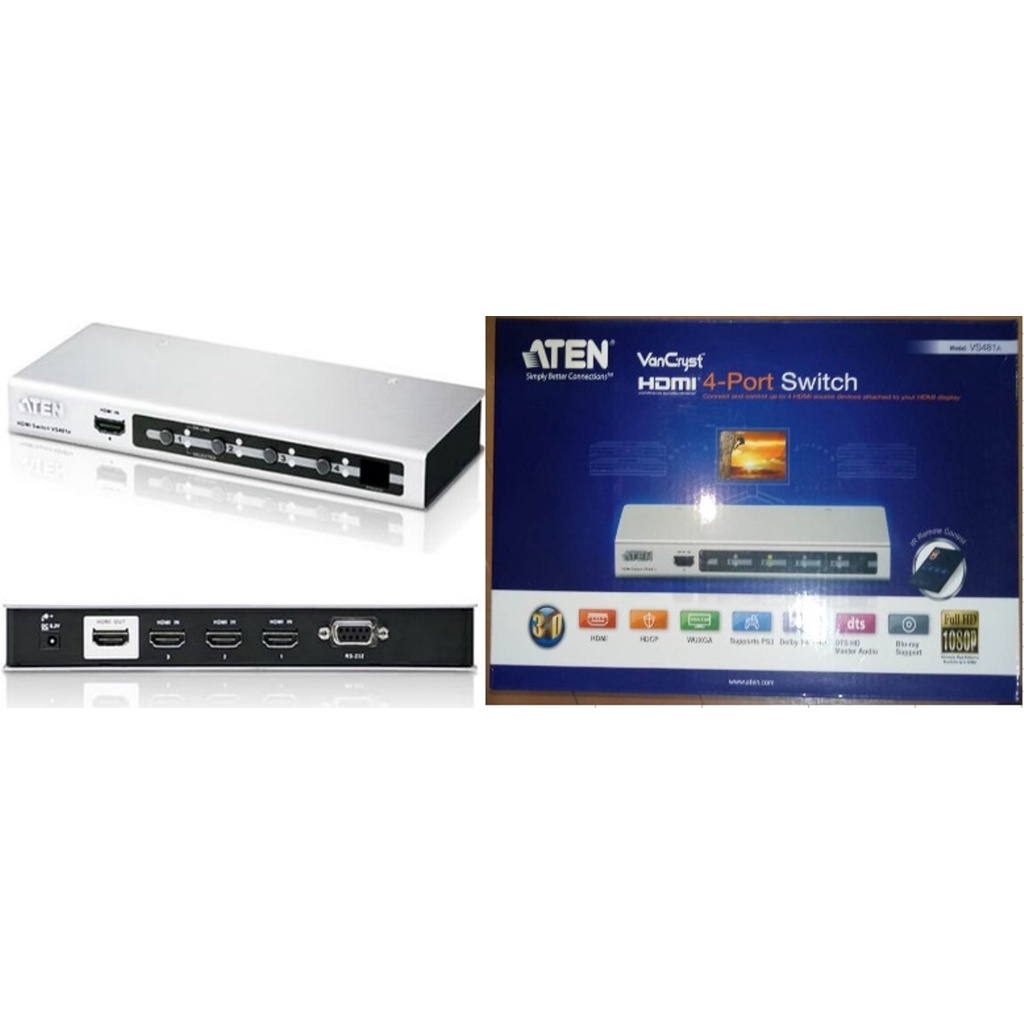Jual ATEN VS481A HDMI SWITCH 4 PC (MASTER DEALER) | Shopee Indonesia