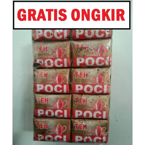 Jual tpo- (50 poci gold 10gr) teh poci gold 10gr BOS isi 50pcs bubuk ...