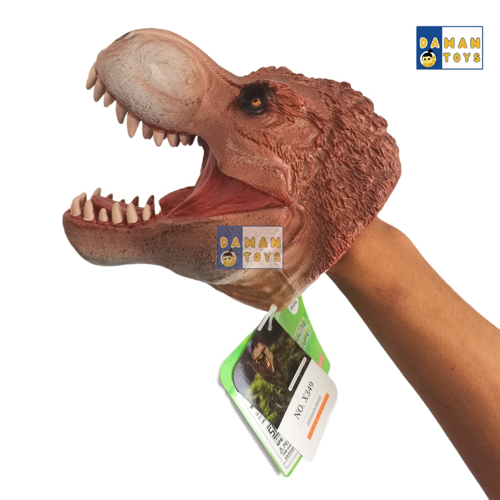 Jual Mainan Boneka Tangan, Hand Puppet Dinosaurus untuk Anak-Anak ...