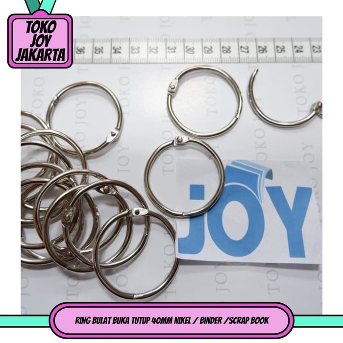 Jual Ring Binder 4cm Bulat Buka tutup Scrap book 40mm | Shopee Indonesia