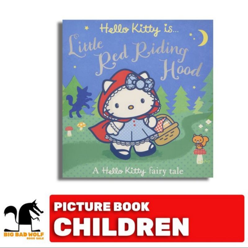 Jual BIG BAD WOLF BOOKS – HELLO KITTY IS...LITTLE RED RIDING HOOD ...