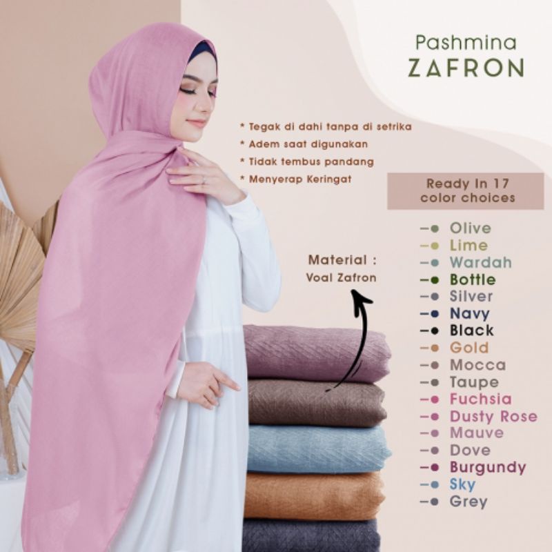Jual Pashmina ZAFRON | Shopee Indonesia