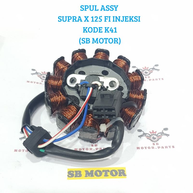Jual SPUL STATOR ASSY SUPRA X 125 F1 INJEKSI NEW K41 PNP BLADE NEW | Shopee Indonesia