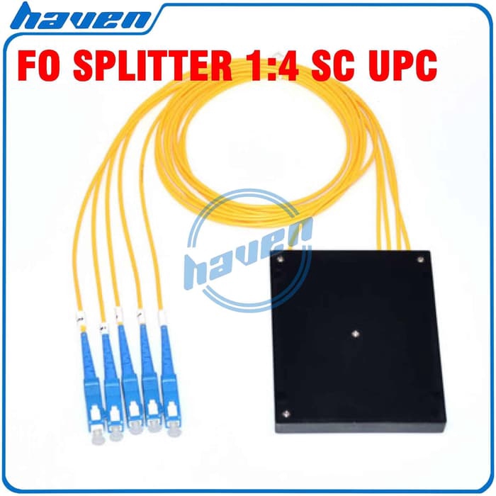 Jual Passive splitter / pasif spliter 1:4 fiber optic SC UPC MODULAR ...