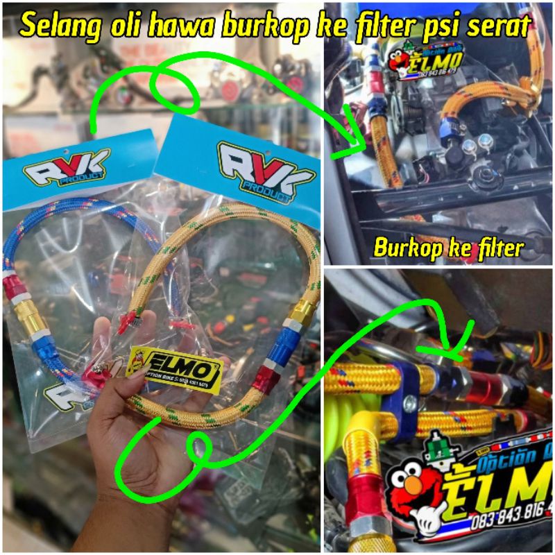 Jual Selang ais hawa burkop mesin ke filter beat scoopy vario rvk psi ...