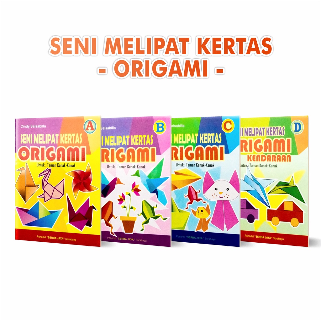Jual Buku Anak / Buku Edukasi Anak : Origami A B C D Seni Melipat Kertas Origami | Shopee Indonesia