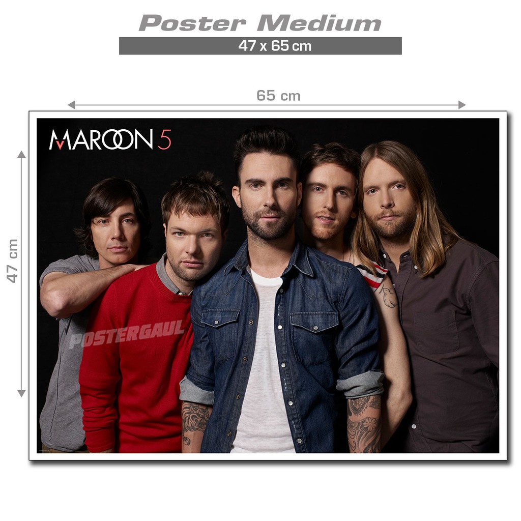 Jual Poster Medium MAROON 5 #FJP196 - ukuran 47 x 65 cm | Shopee Indonesia