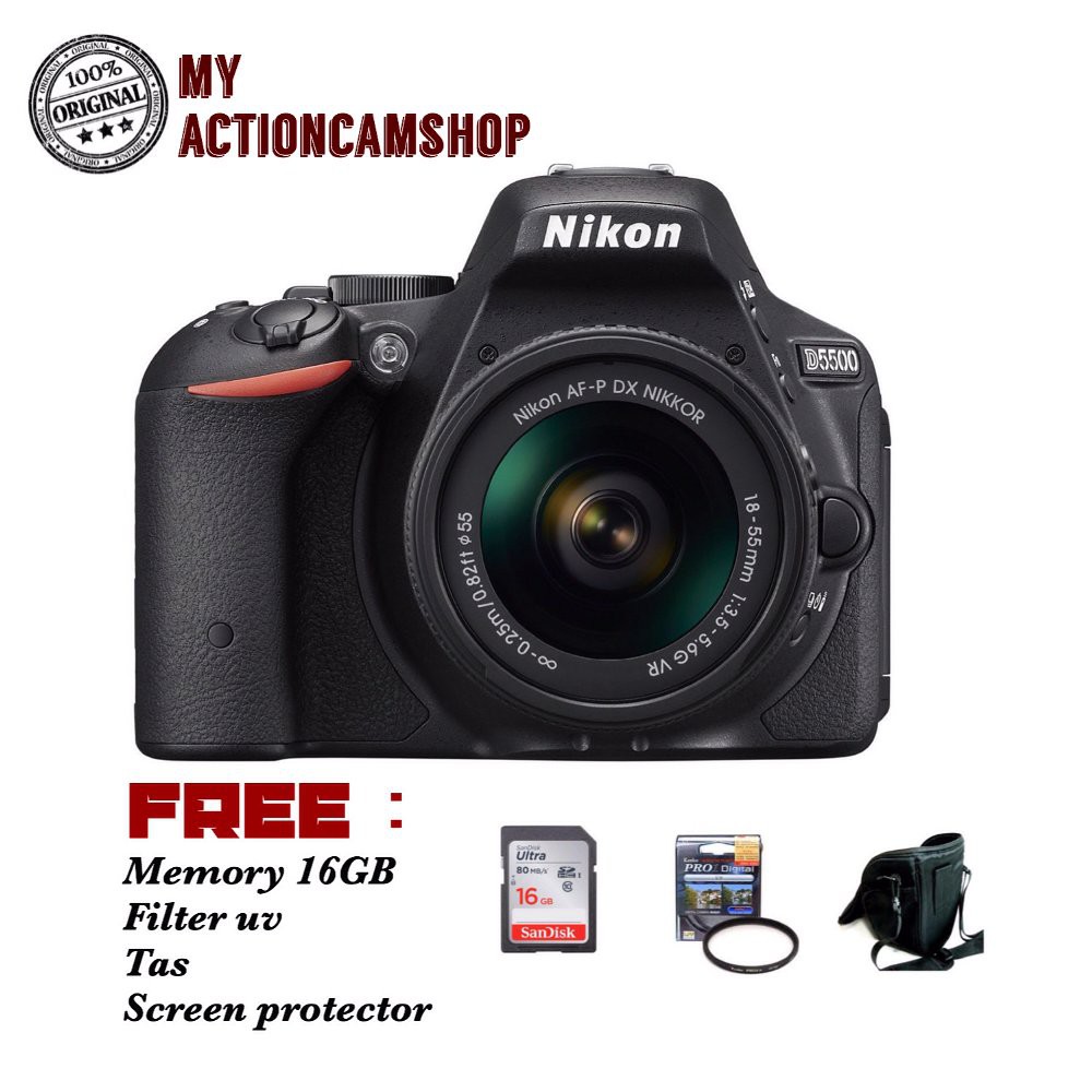 Jual Nikon D5500 kit AF P 18 55MM VR NIKON D5500 KIT 18 55 Bagus ...