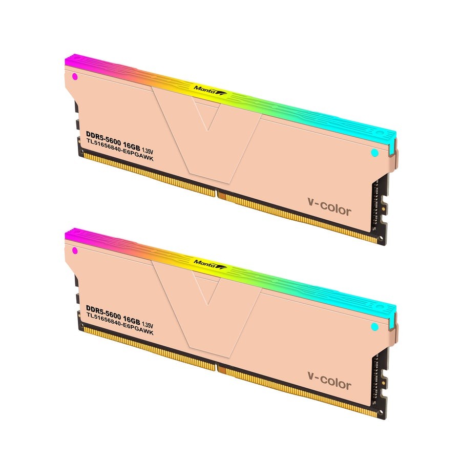 Jual V-COLOR DDR5 RGB Memory 32GB (2x16GB) 5600MHz Dual Channel RAM PC ...