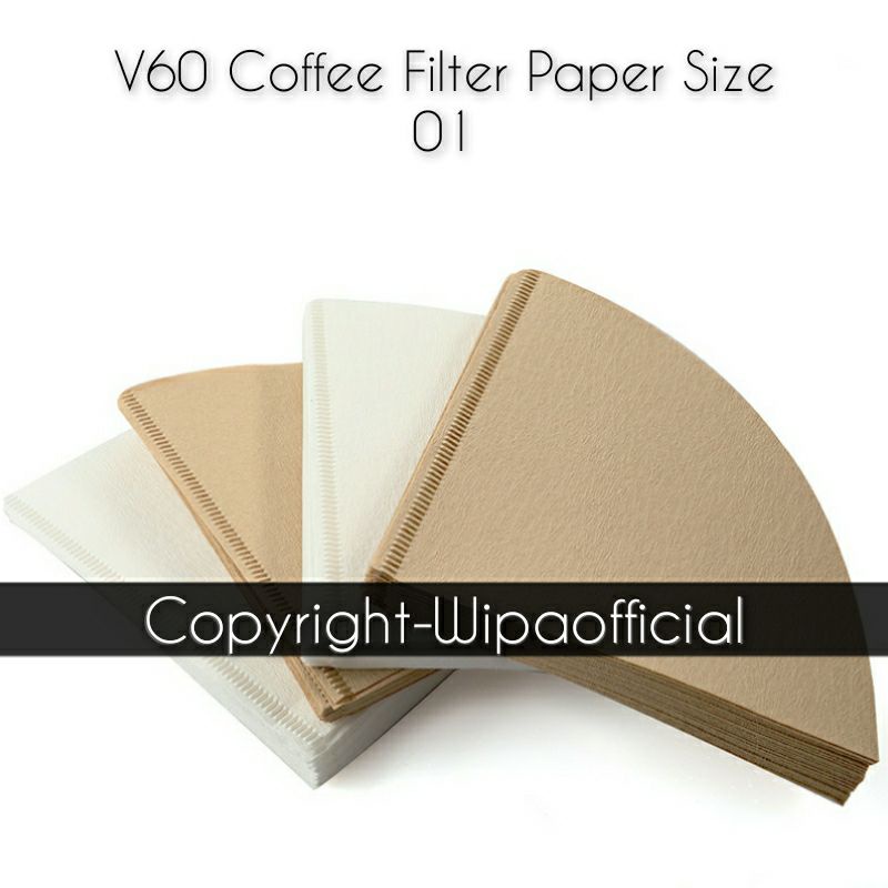 Jual V60 Coffee Filter Paper - Kertas Kopi V60 - Cone Shaped Bottom ...