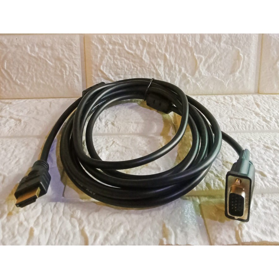 Jual KABEL HDMI TO VGA 3 METER | Shopee Indonesia