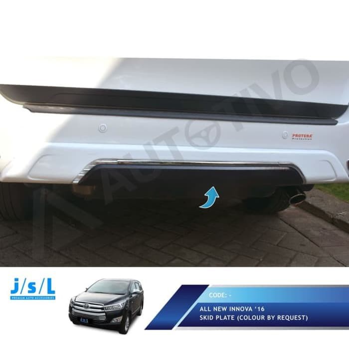 Jual Garnis Bumper Belakang Innova Skid Plate Garnis Bemper Warna ...