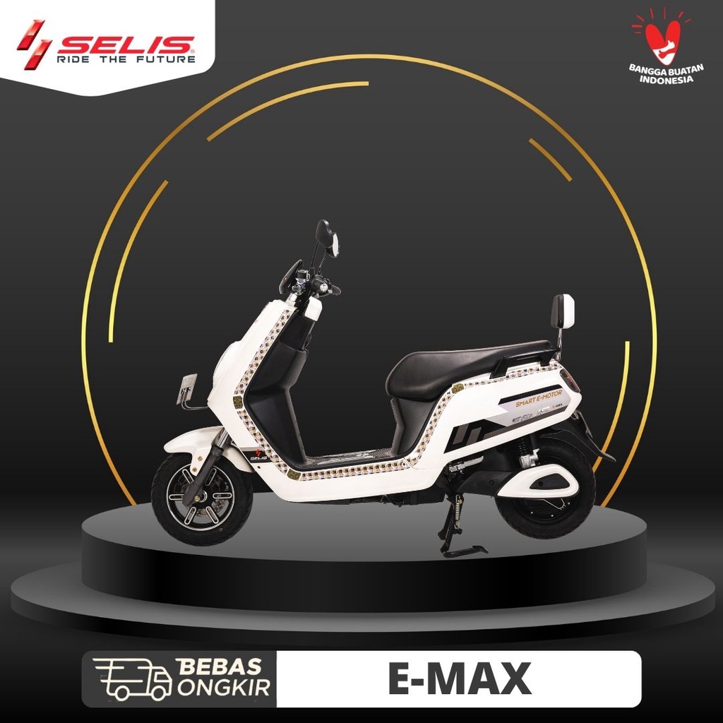 Jual Motor listrik Selis tipe E-Max – Baterai SLA | Shopee Indonesia