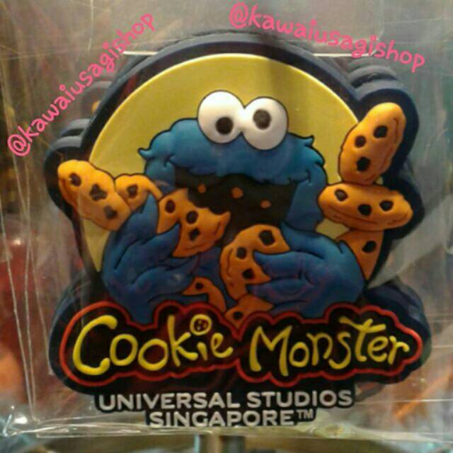 Jual Souvenir Magnet Cookie Monster Sesame street universal studios ...